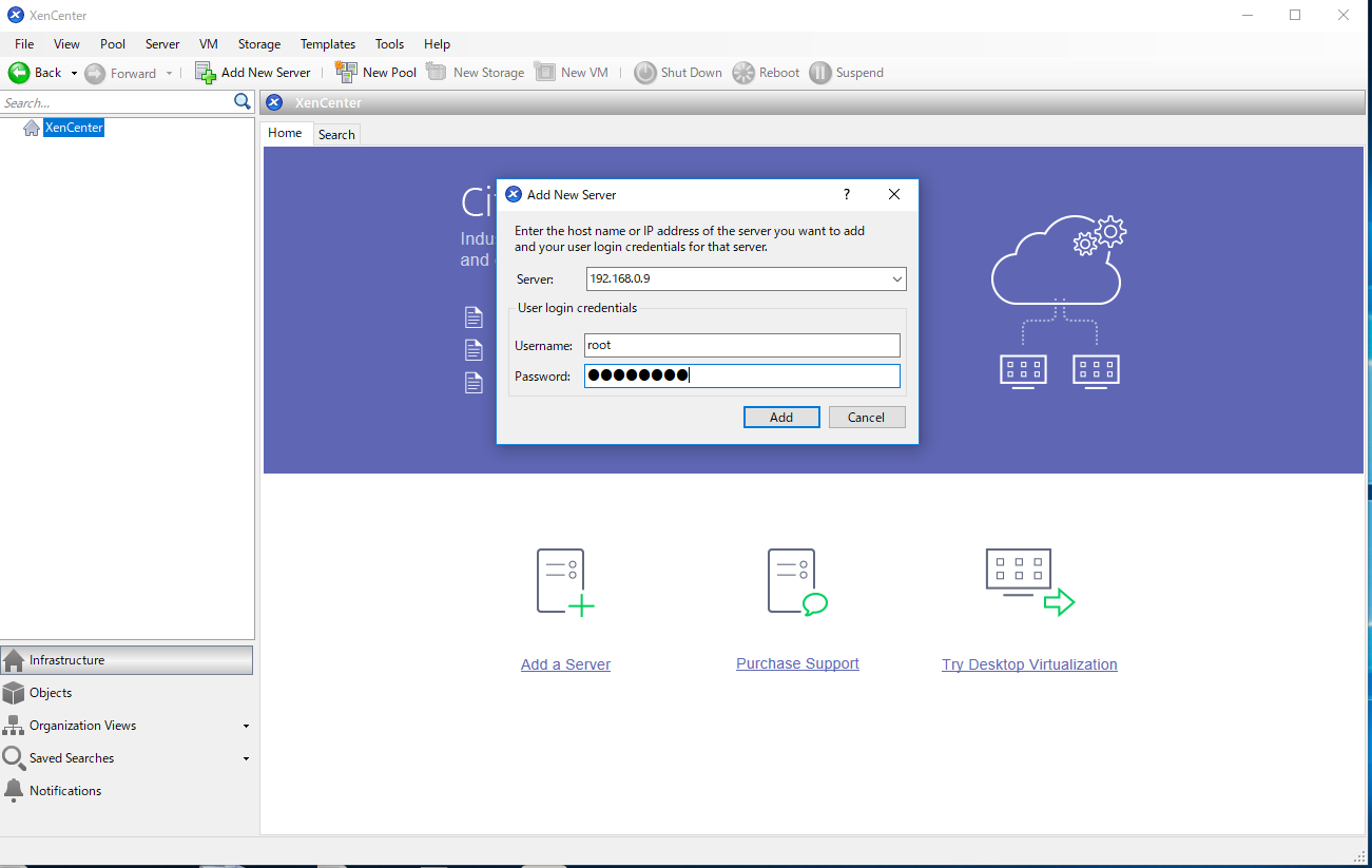 XenServer on VirtualBox - 明日から頑張ります。